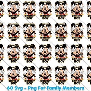Oh Twodles Birthday SVG Bundle: Matching Family Mickey Mouse 2nd ...