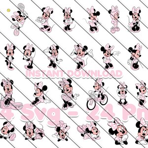 Minnie Mouse SVG PNG Collection (digital Download) - Etsy