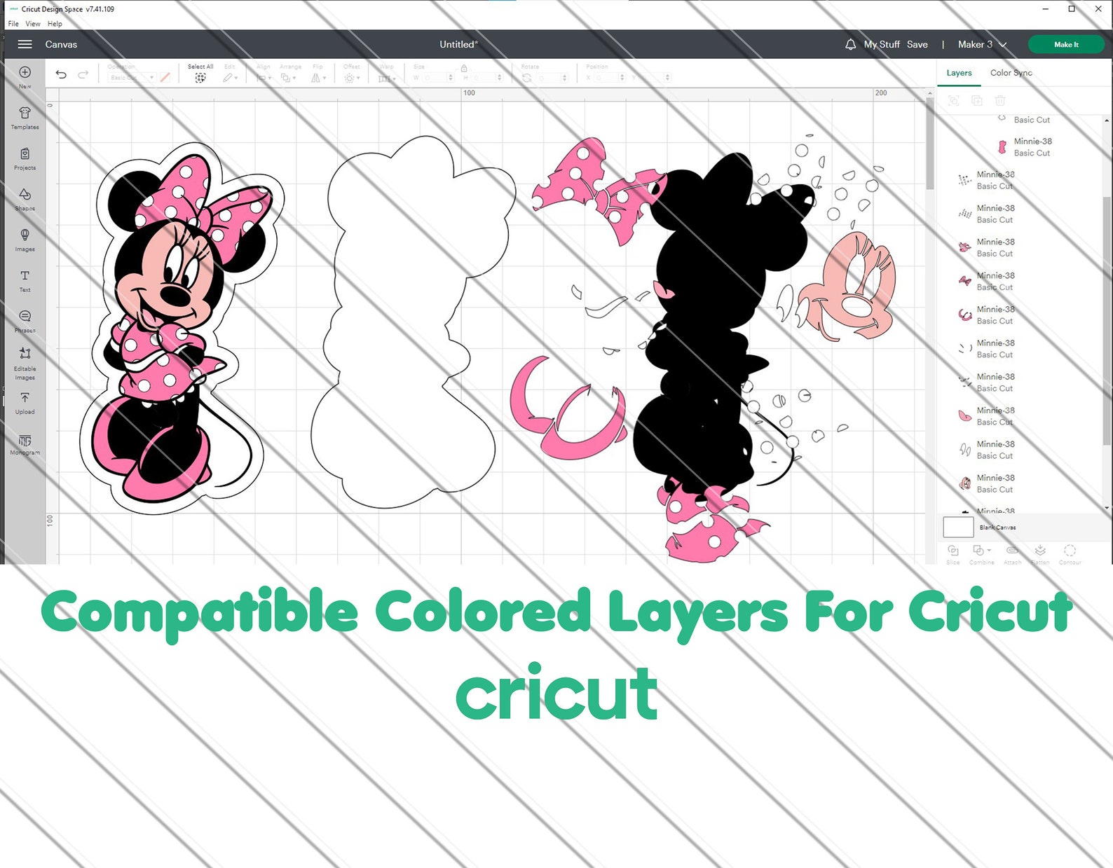 Minnie Mouse Numbers SVG PNG: Pink Birthday Clipart (digital Download ...