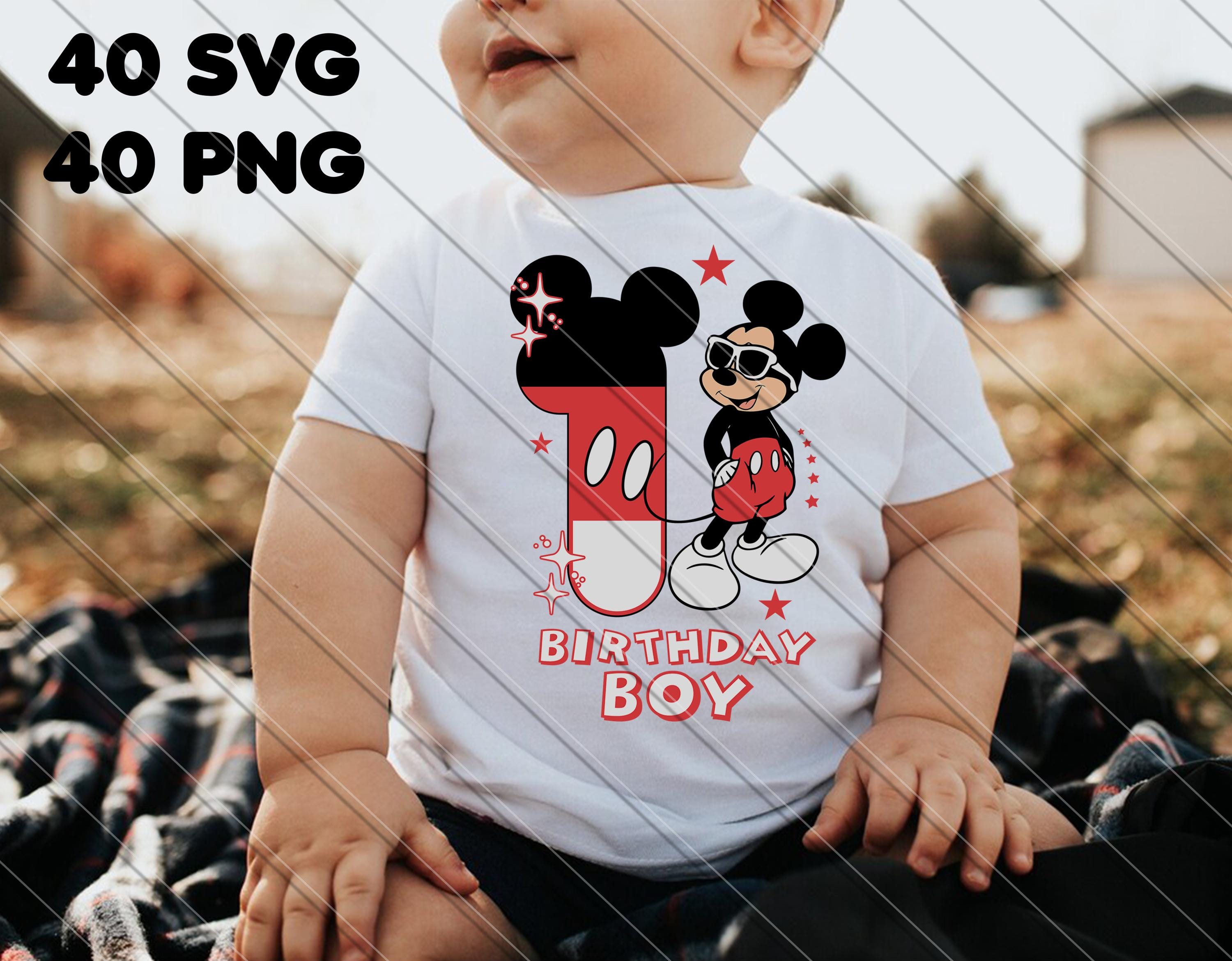 Mickey Mouse Birthday Bundle: SVG, PNG, Party Decor (digital Download ...