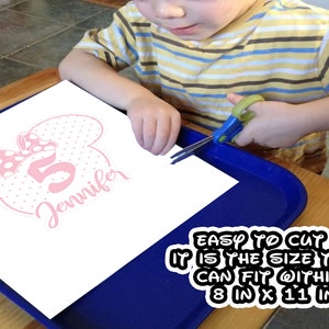 Custom Minnie Mouse Pink Cake Topper, Minnie Mouse Pink Birthday Cake ...