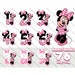 Minnie Mouse Svg, Minnie Svg for Cricut, Printable Minnie Mouse Png ...