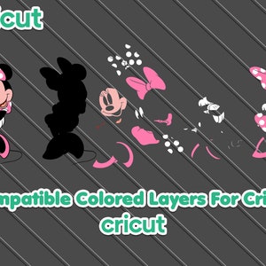 Pink Minnie Mouse Svg, Minnie Mouse for Cricut, Minnie Mouse Png,svg - Etsy