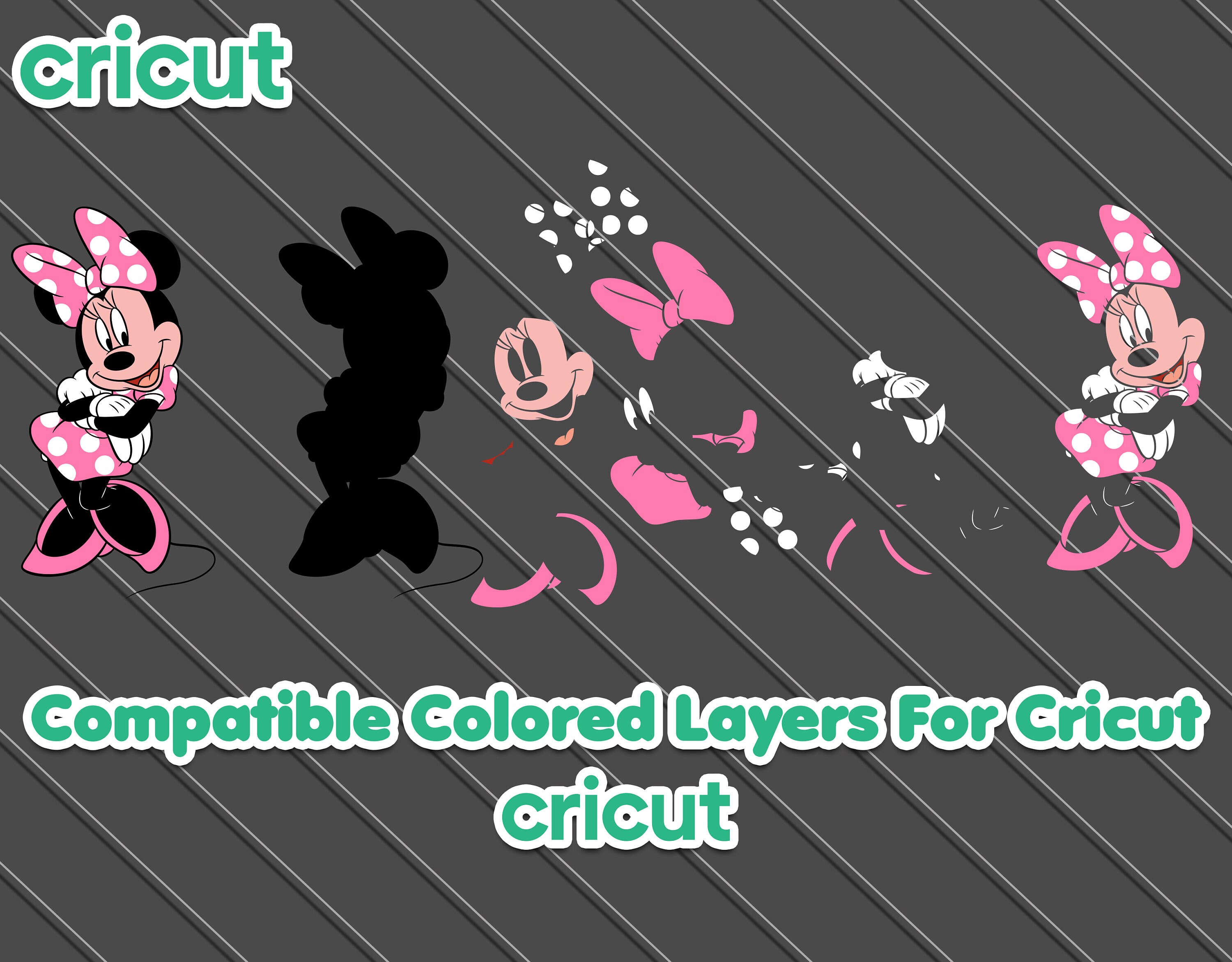 Pink Minnie Mouse Svg, Minnie Mouse for Cricut, Minnie Mouse Png,svg - Etsy