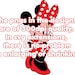 Minnie Mouse Numbers SVG, PNG: Red Birthday Clipart (digital Download ...