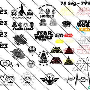 Star Wars Svg, Star Wars Symbols Logos Rebel Alliance, Galactic Empire ...
