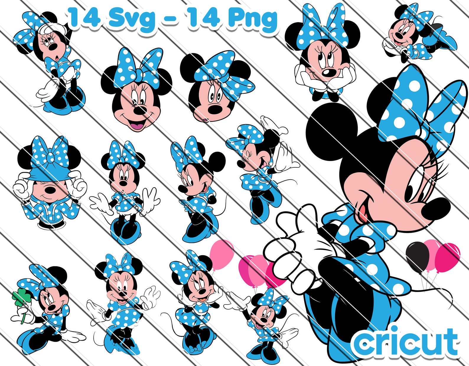 Minnie Mouse Svg Minnie Mouse for Cricut Minnie Mouse Png - Etsy