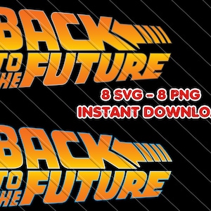 Back to the Future SVG PNG Bundle: Clip Art (digital Download) - Etsy