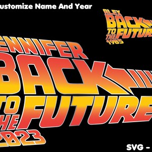 Customized Back to the Future Svg, Digital Download Svg, Png, Clip Art ...