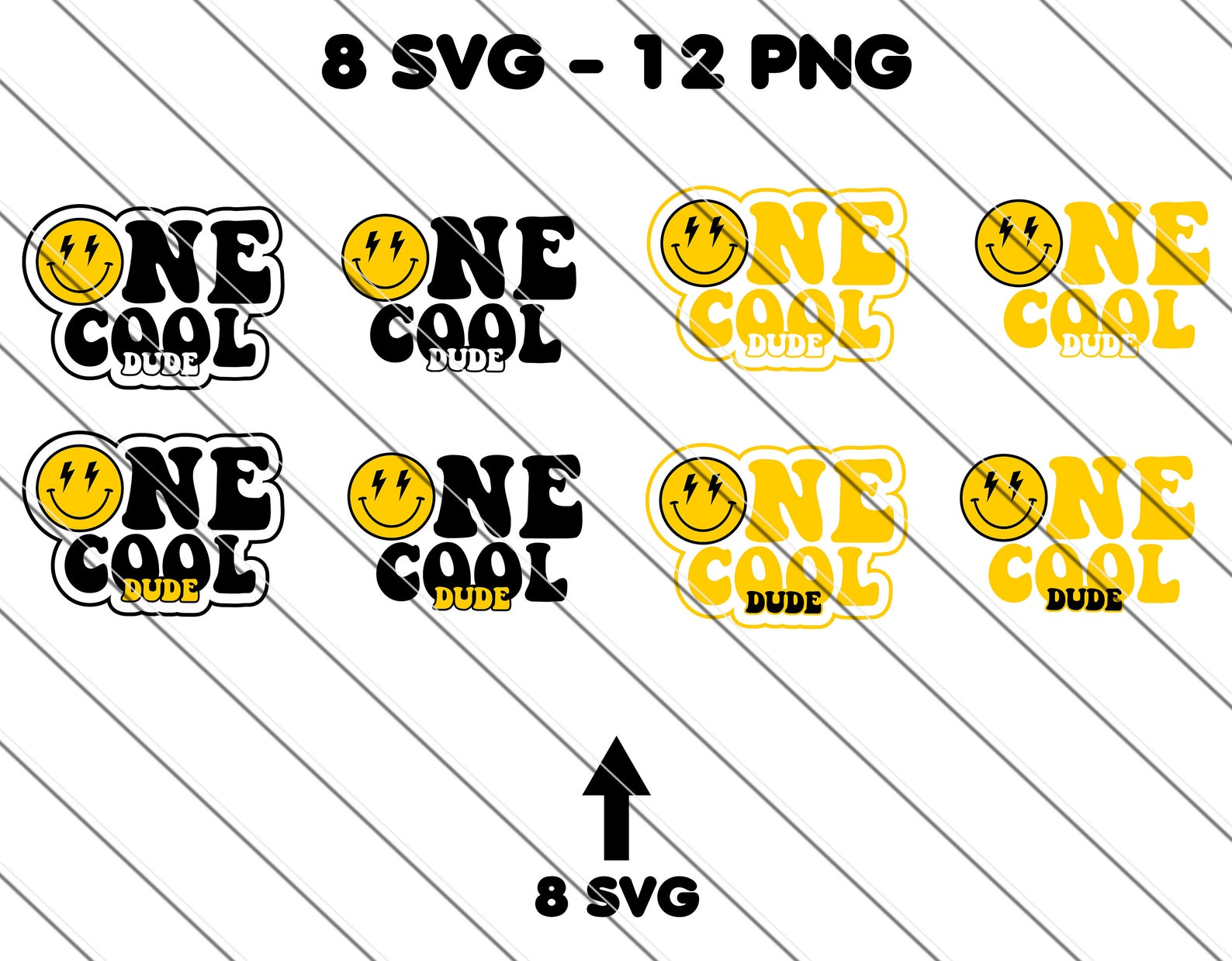One Cool Dude Svg, Birthday Shirt Svg, Smiley Shirt, Toddler, First ...