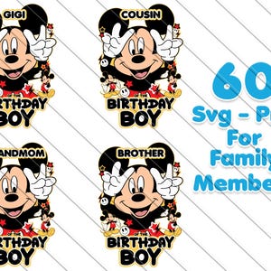 Oh Twodles Birthday SVG, Matching Family Mickey Mouse Bundle, 2nd ...