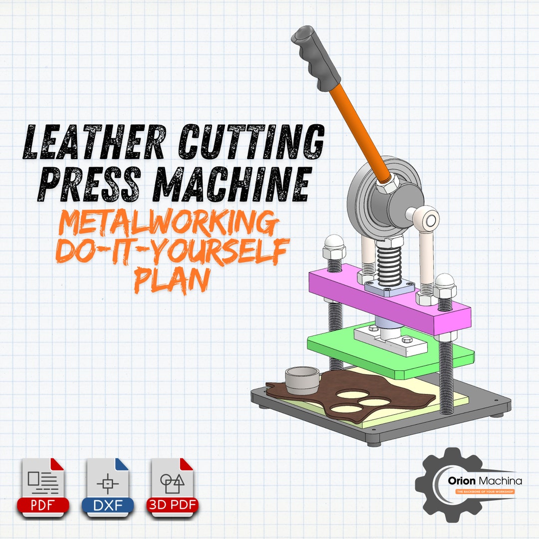 Leather Cutting Press Machine V3: DIY Build Plans (PDF) - Etsy