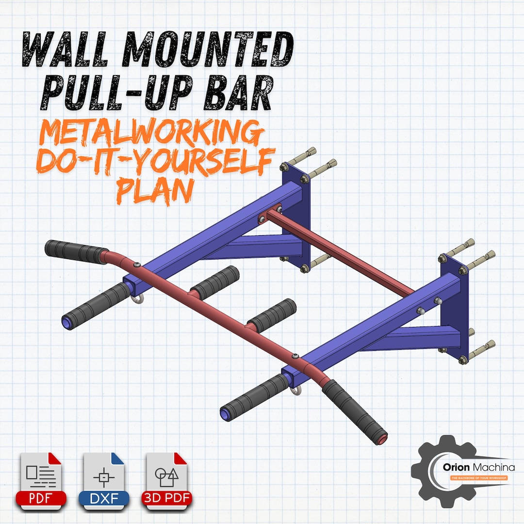 Build Your Dream Home Gym: Wall Mounted Pull up Bar DIY Plans - Perfect ...