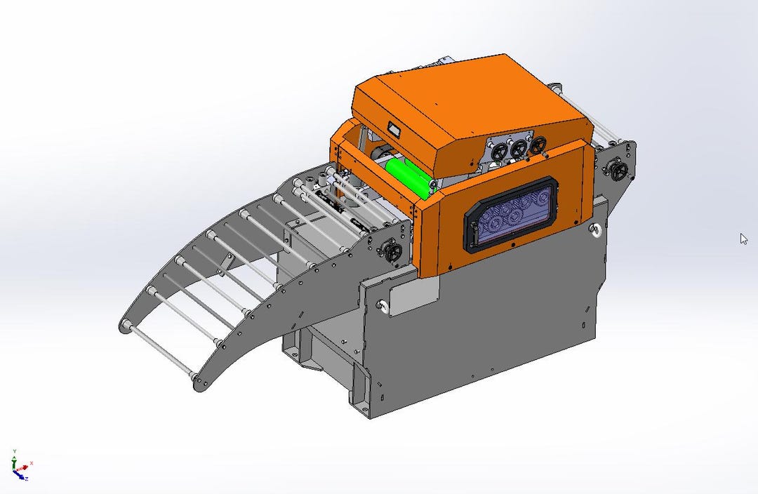Sheet Metal Feeder Machine Manufacturing Plans, Solidworks Design, PDF ...