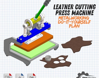 Leather Cutting Press Machine V3: DIY Build Plans (PDF) - Etsy