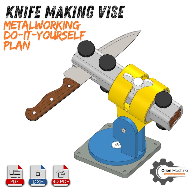 Ultimate 3-axis Knife Vise for Knife Makers - Precision Design, Easy to ...