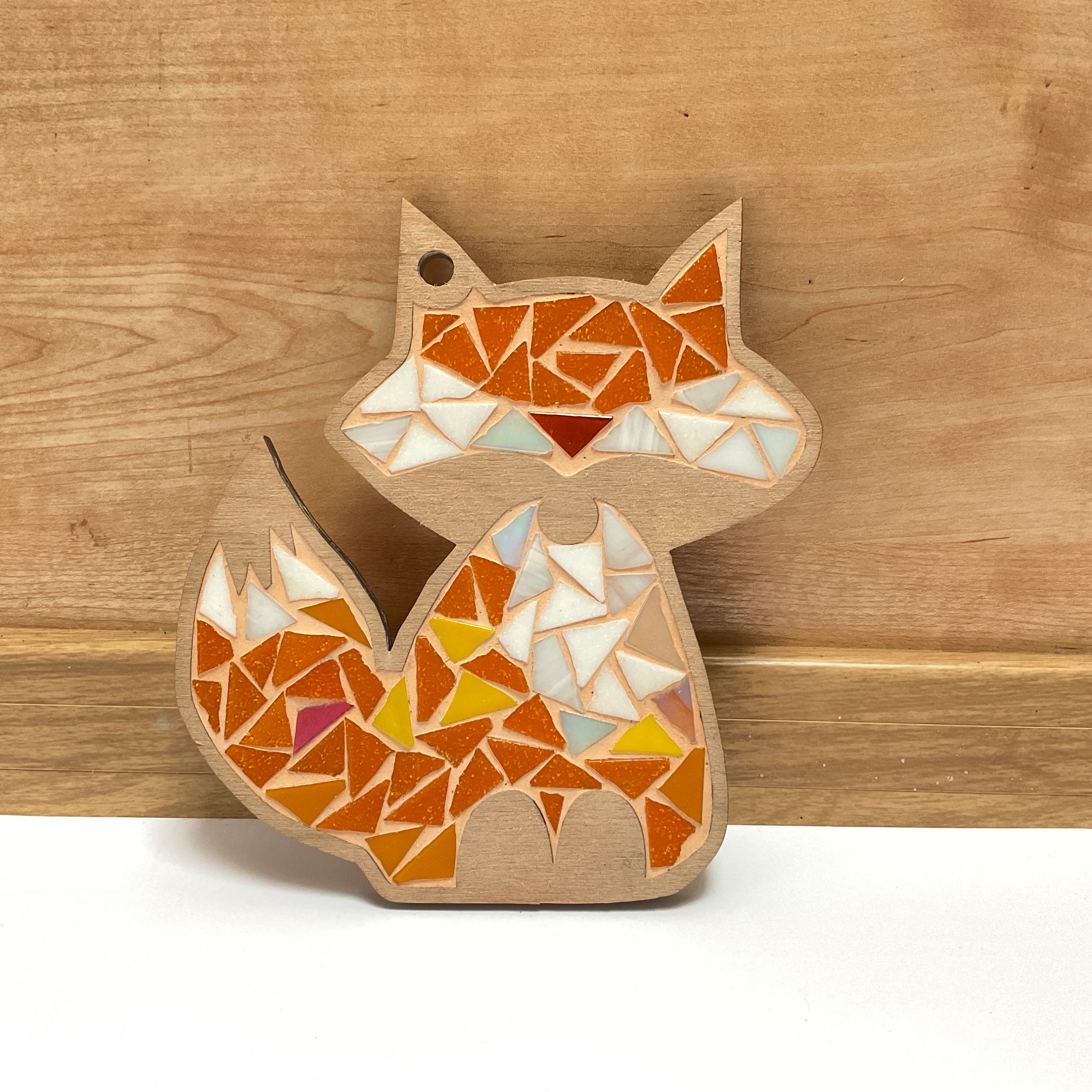 Red Fox DIY Mosaic Kit Craft Mosaic Kit Make a Mosaic Fox Hand - Etsy