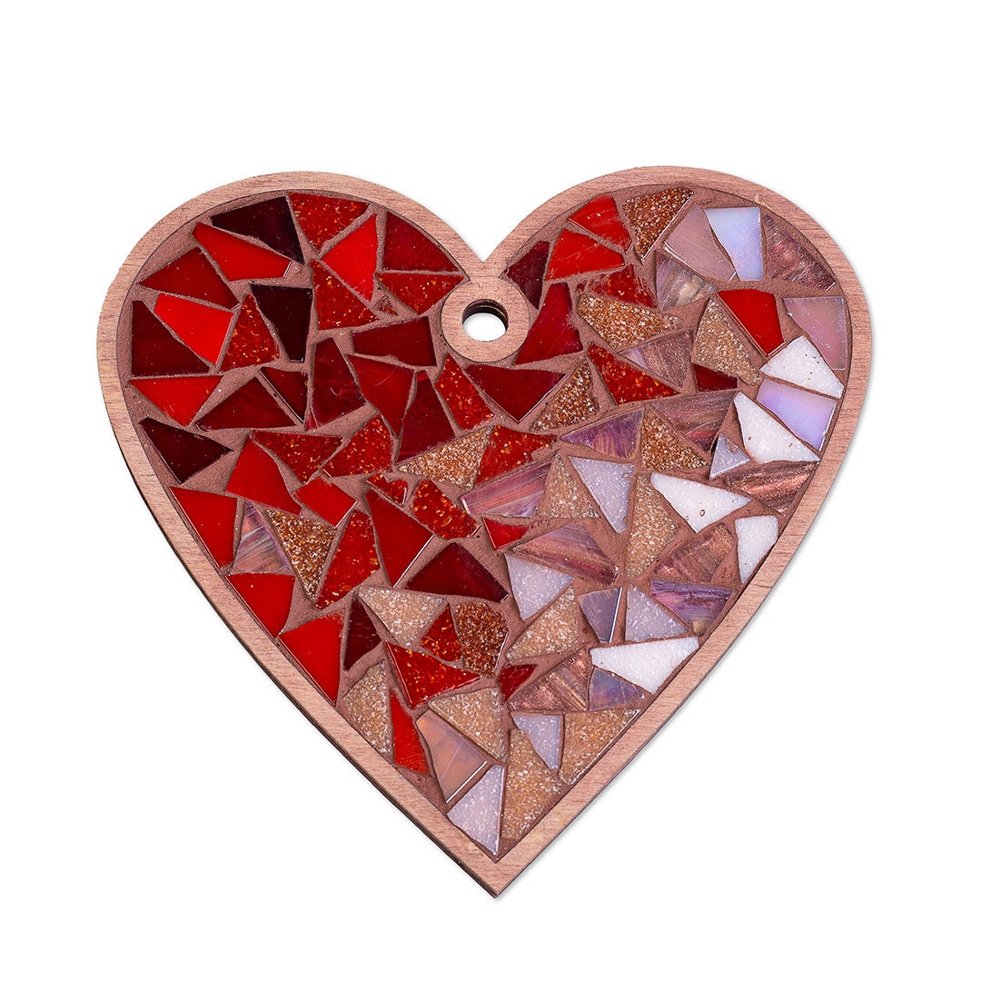 Red Heart DIY Mosaic Kit, Valentine's Gift - Etsy