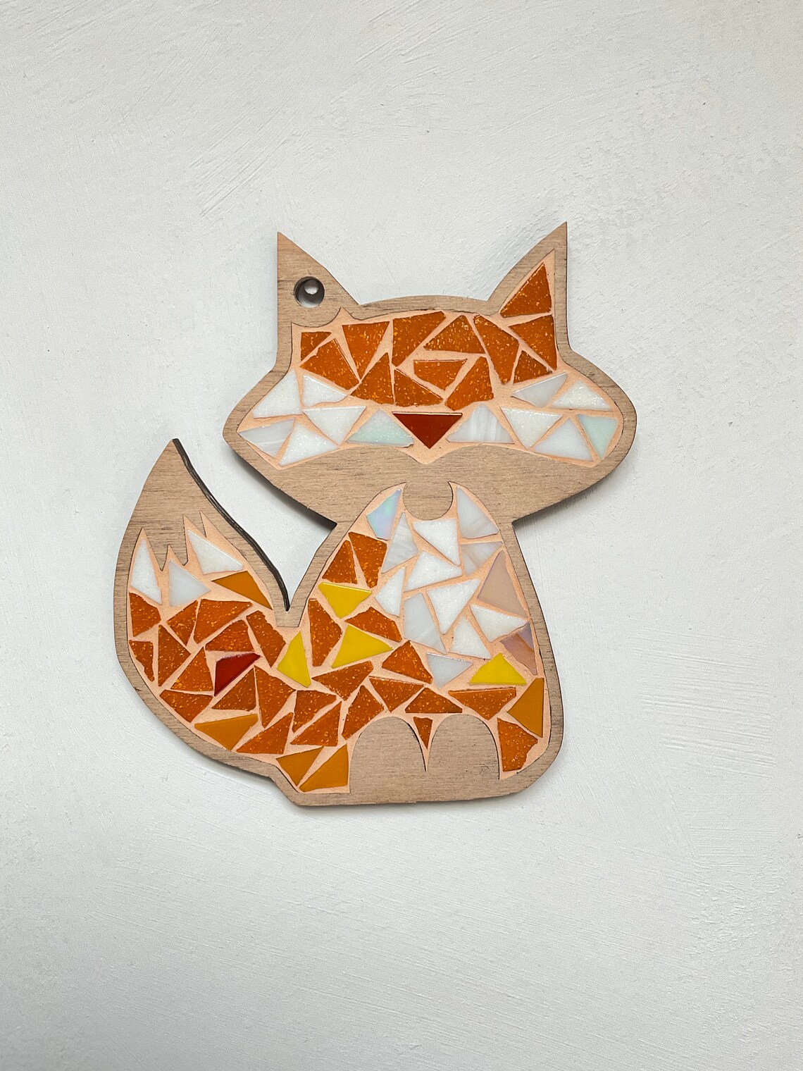 Red Fox DIY Mosaic Kit Craft Mosaic Kit Make a Mosaic Fox Hand - Etsy