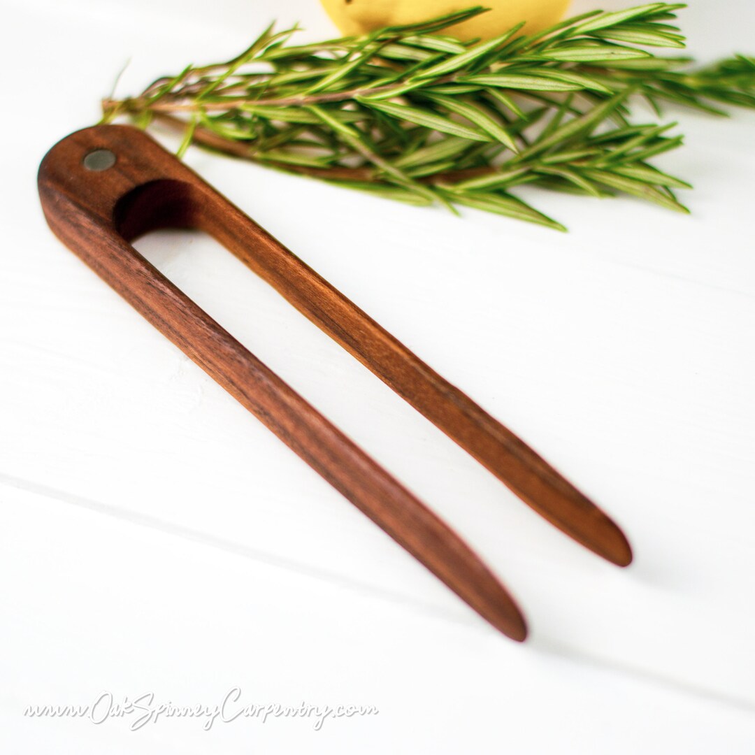 Premium Wooden Kitchen Tongs Wooden Tongs Salad Barbecue Bread Tongs ...