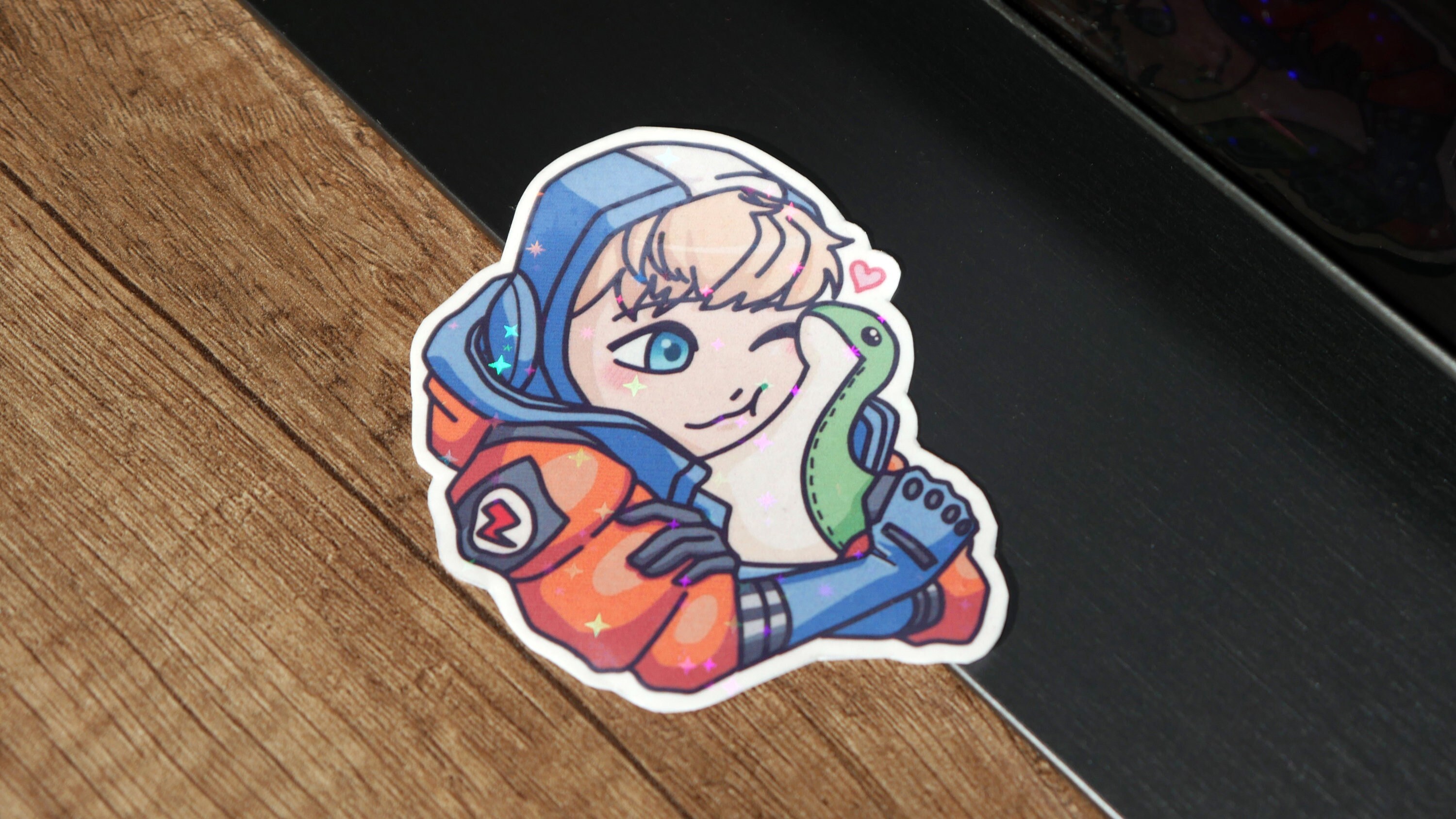 Wattson Hugging Nessie Apex Legends Sticker Holographic - Etsy