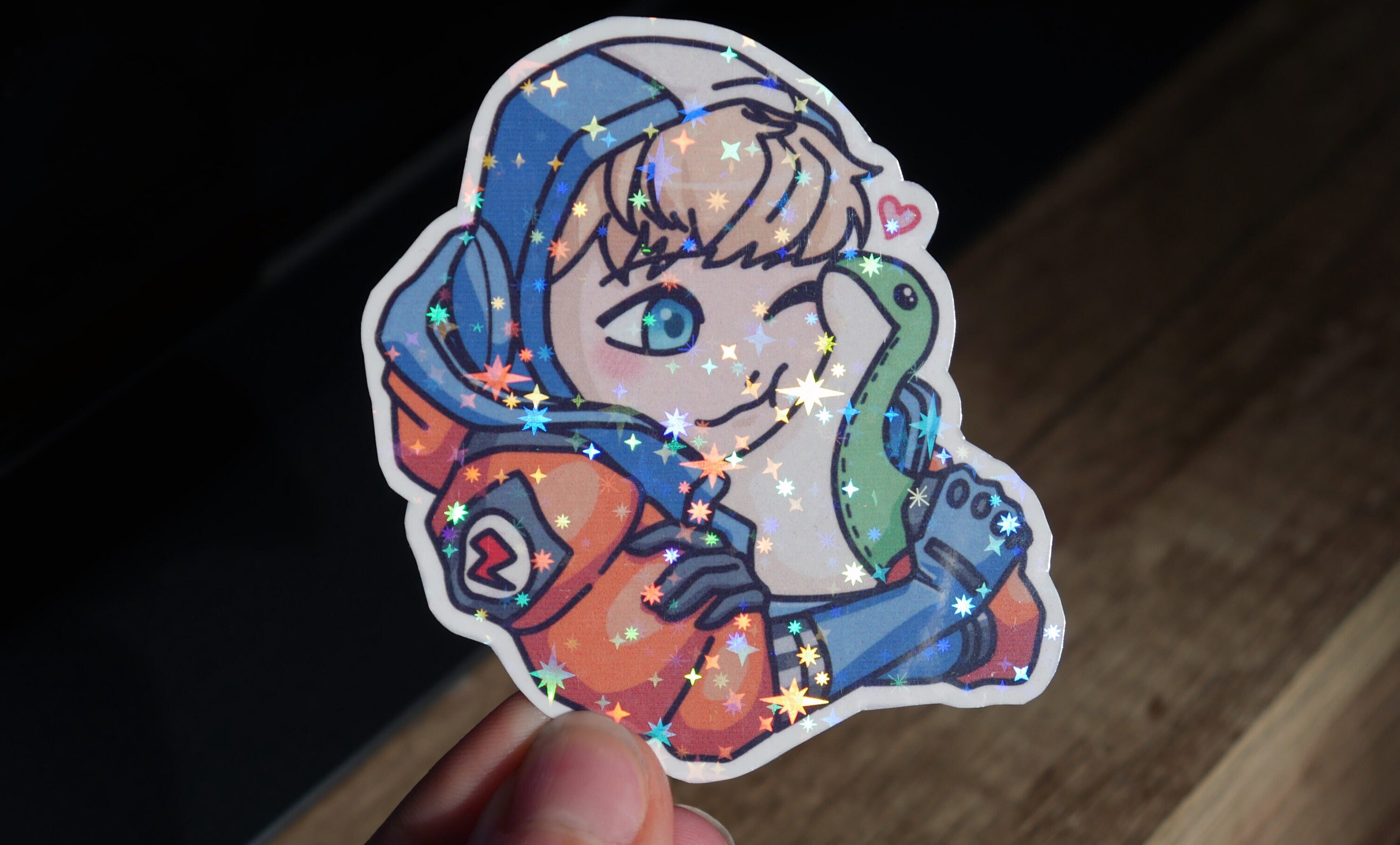 Wattson Hugging Nessie Apex Legends Sticker Holographic - Etsy