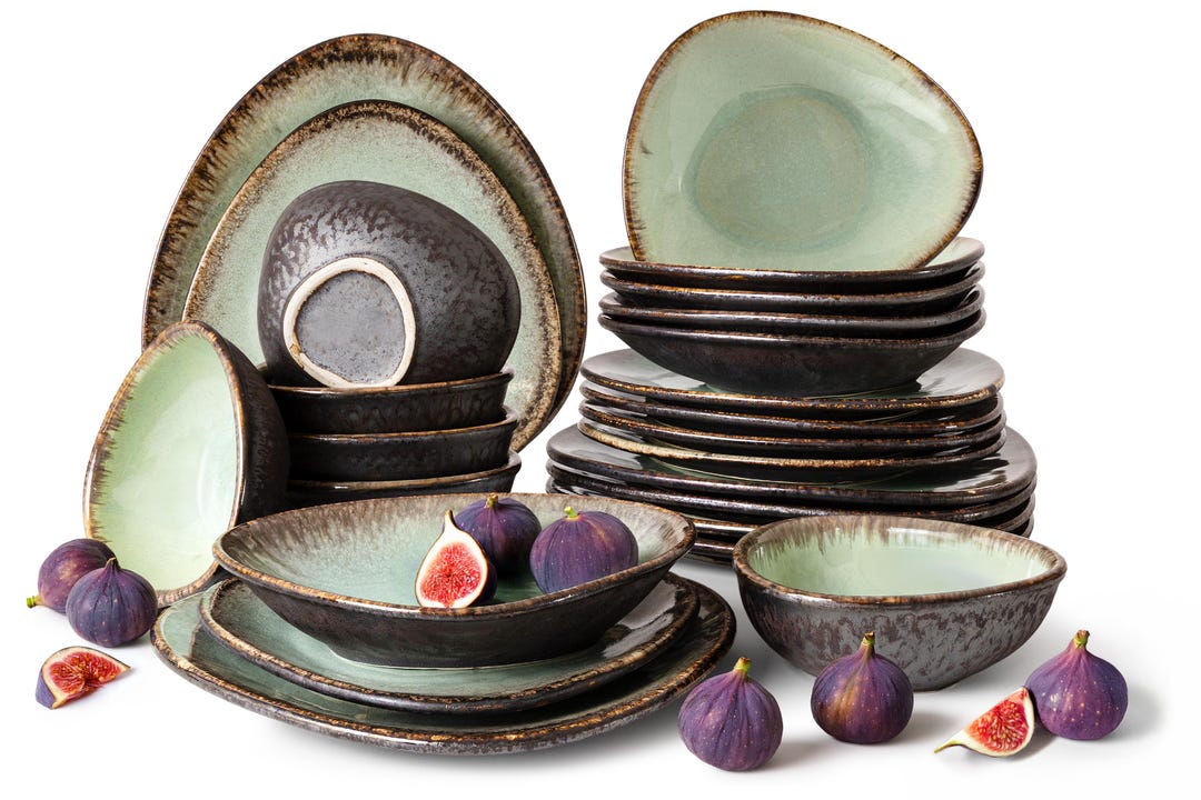 KONSIMO - Dinnerware Set - PRIMA - Table Service - Ceramic - Service ...