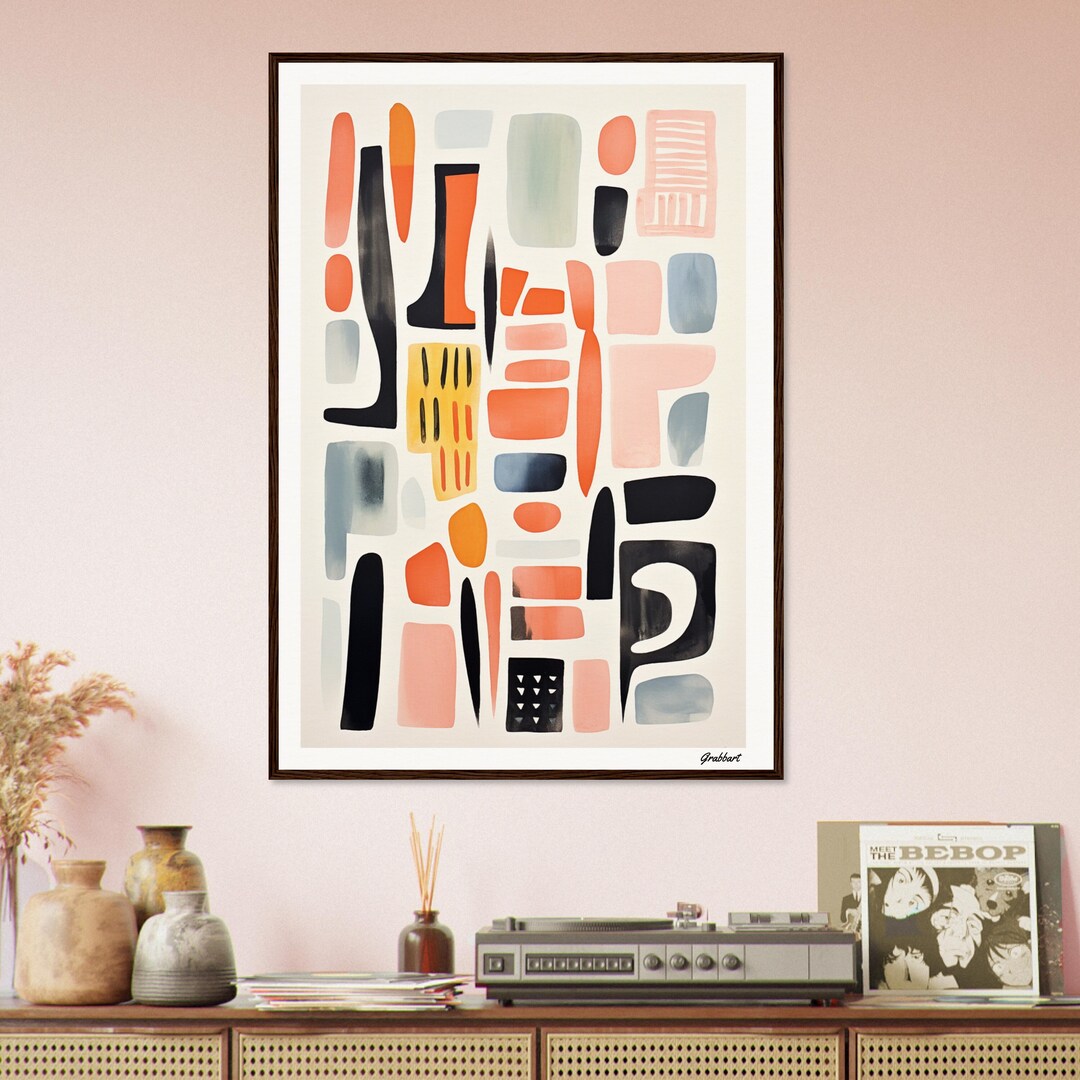 Abstract Modern Colourful Art Print | Modern Art Design | Contemporary ...