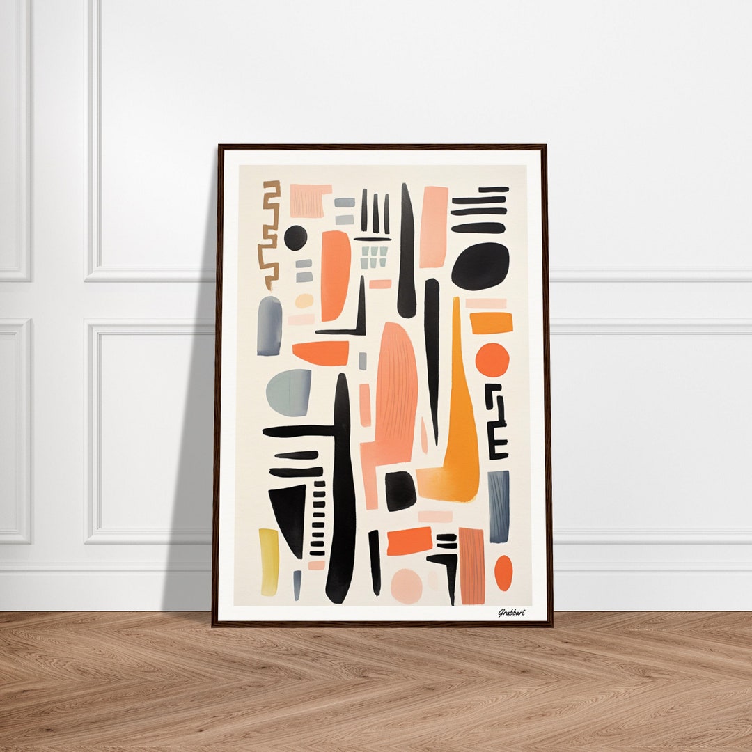 Abstract Modern Colourful Art Print | Abstract Modern Art ...