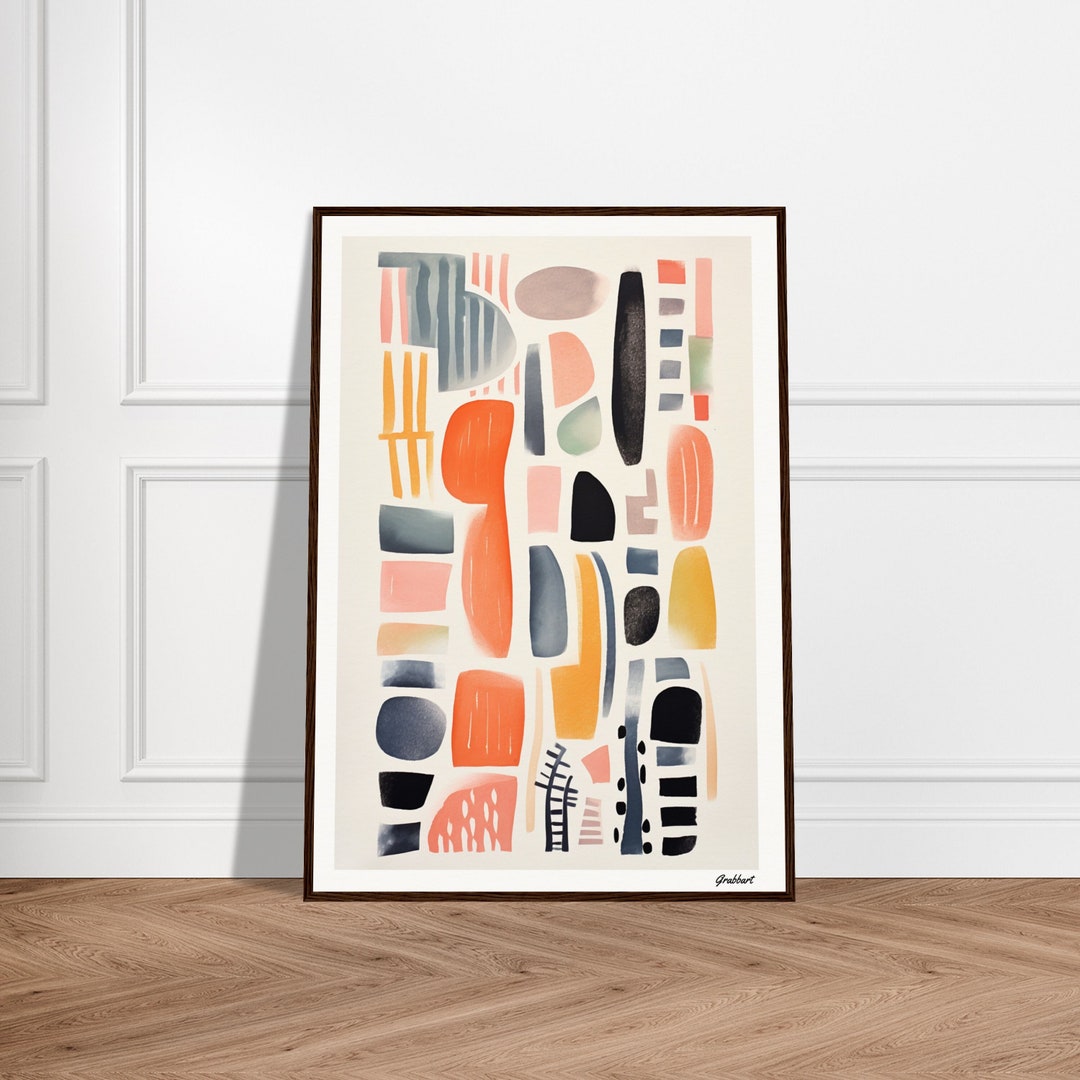 Abstract Modern Colourful Art Print | Modern Art Design | Contemporary ...