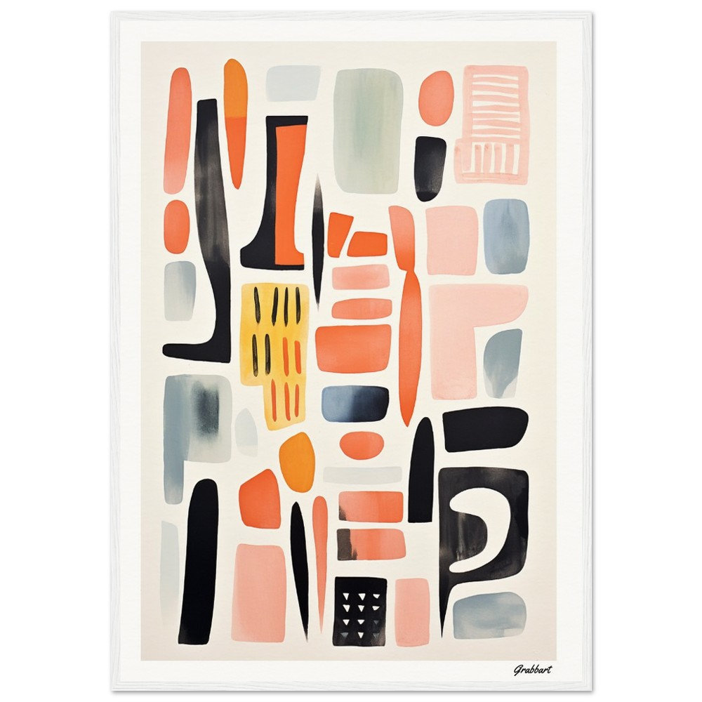 Abstract Modern Colourful Art Print Modern Art Design Contemporary ...