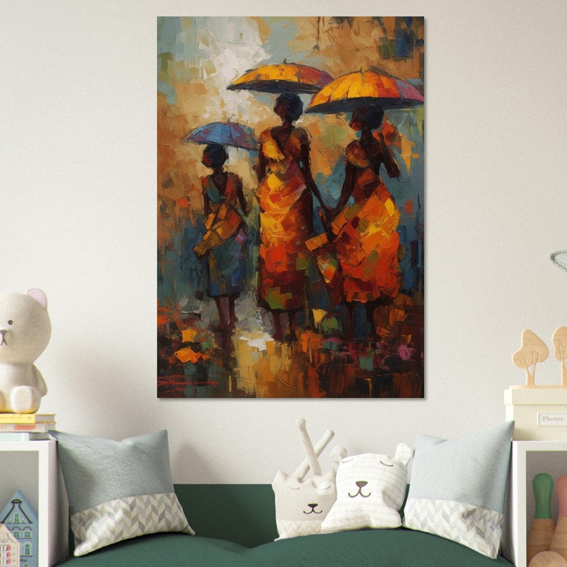 Modern African Art Print | Modernist Art | African Art | Watercolour ...