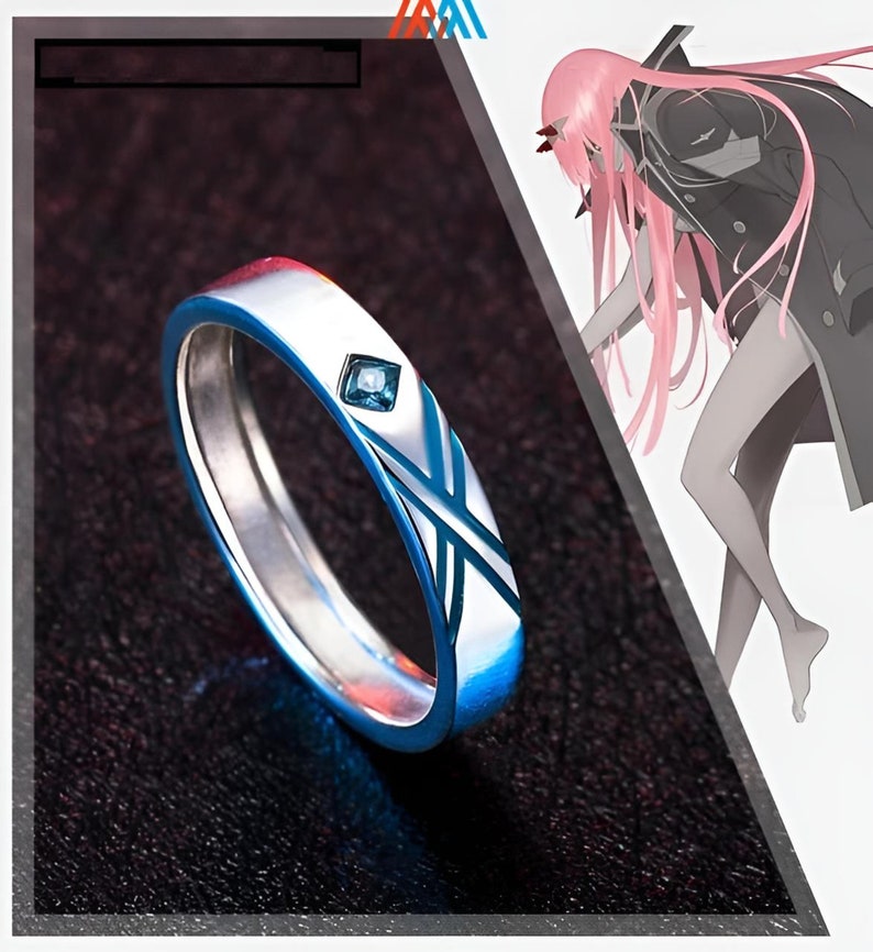 Anime Darling in Franxx Ring, HIRO Cosplay Ring, Promise Gift Ring ...