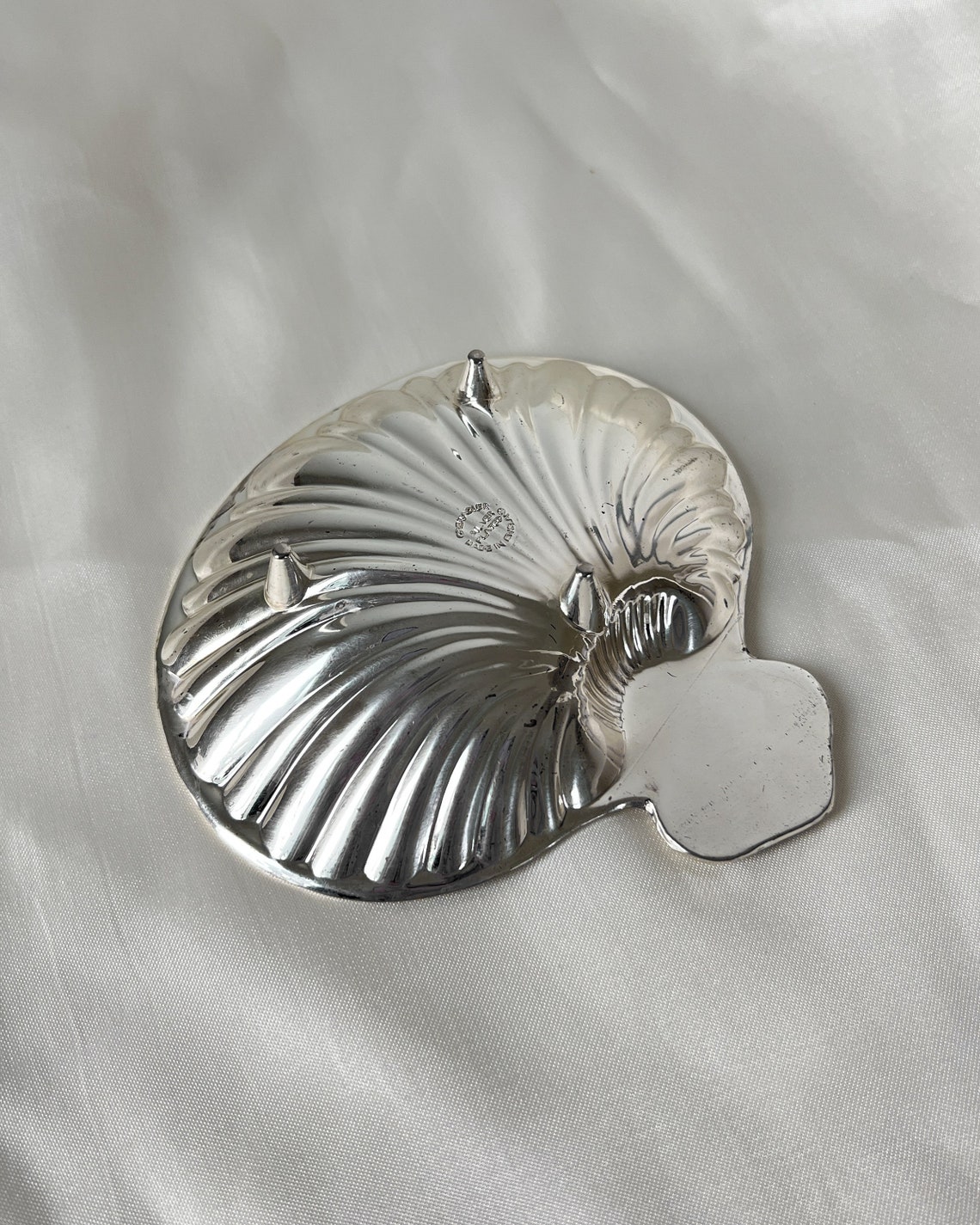 Silver Plated Shell Dish by Grenadier Clam Shell Serving Bowl Scallop ...