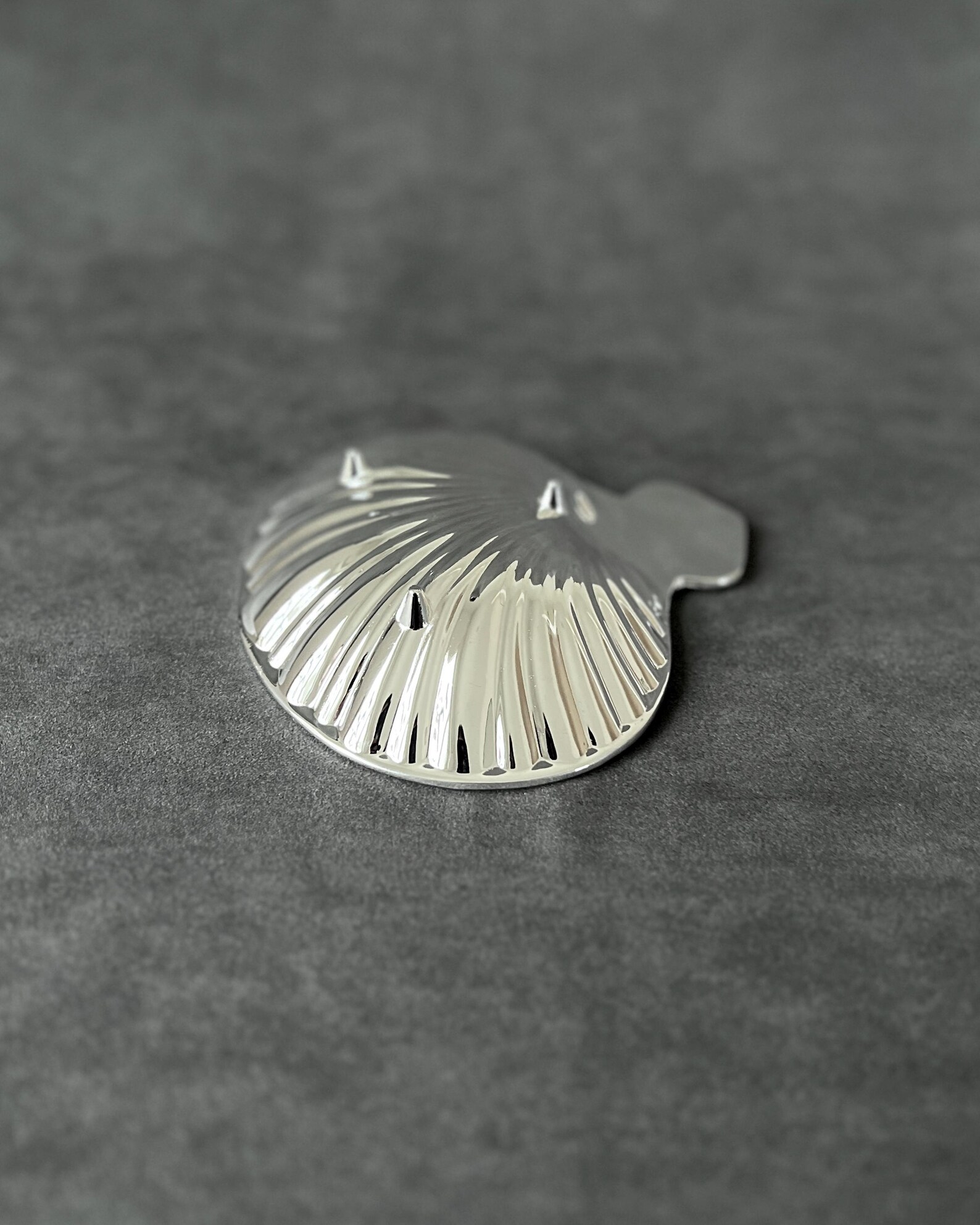 Lovely Vintage Silver Plated Shell Dish | Silver Metal Scallop Seashell ...