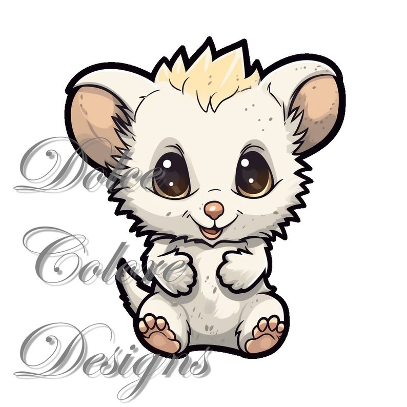 Baby Animal Digital Sticker Pack - 12 Sticker Bundle - Ready for Print ...