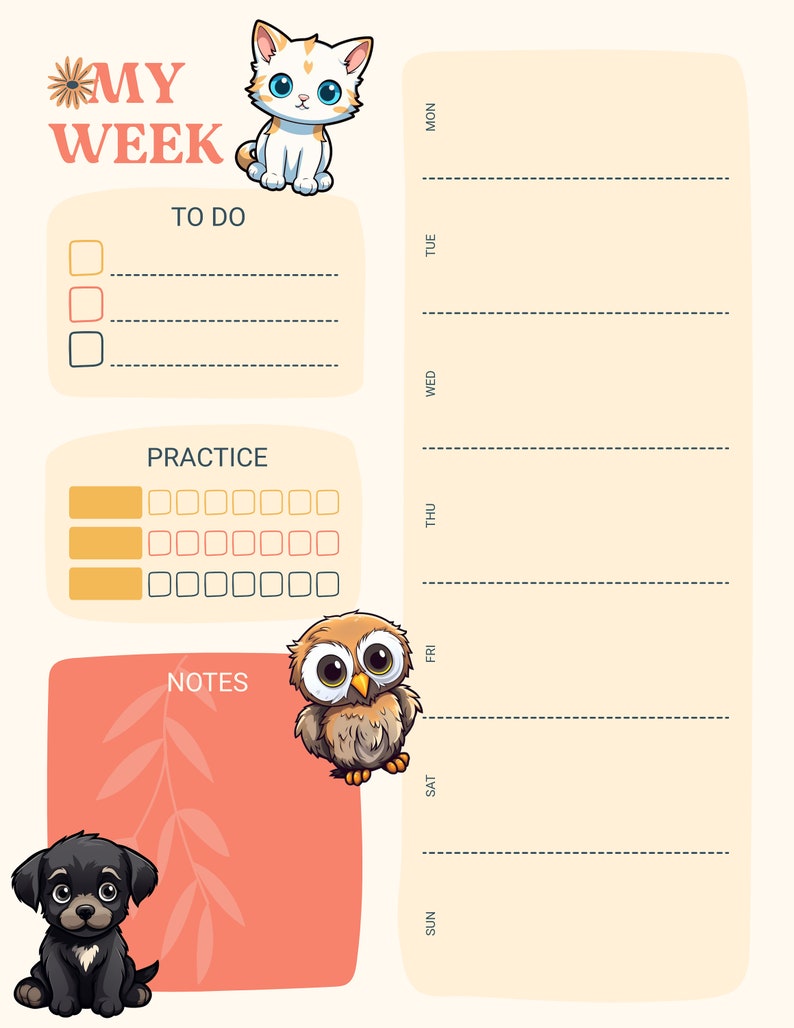 Baby Animal Digital Sticker Pack - 12 Sticker Bundle - Ready for Print ...