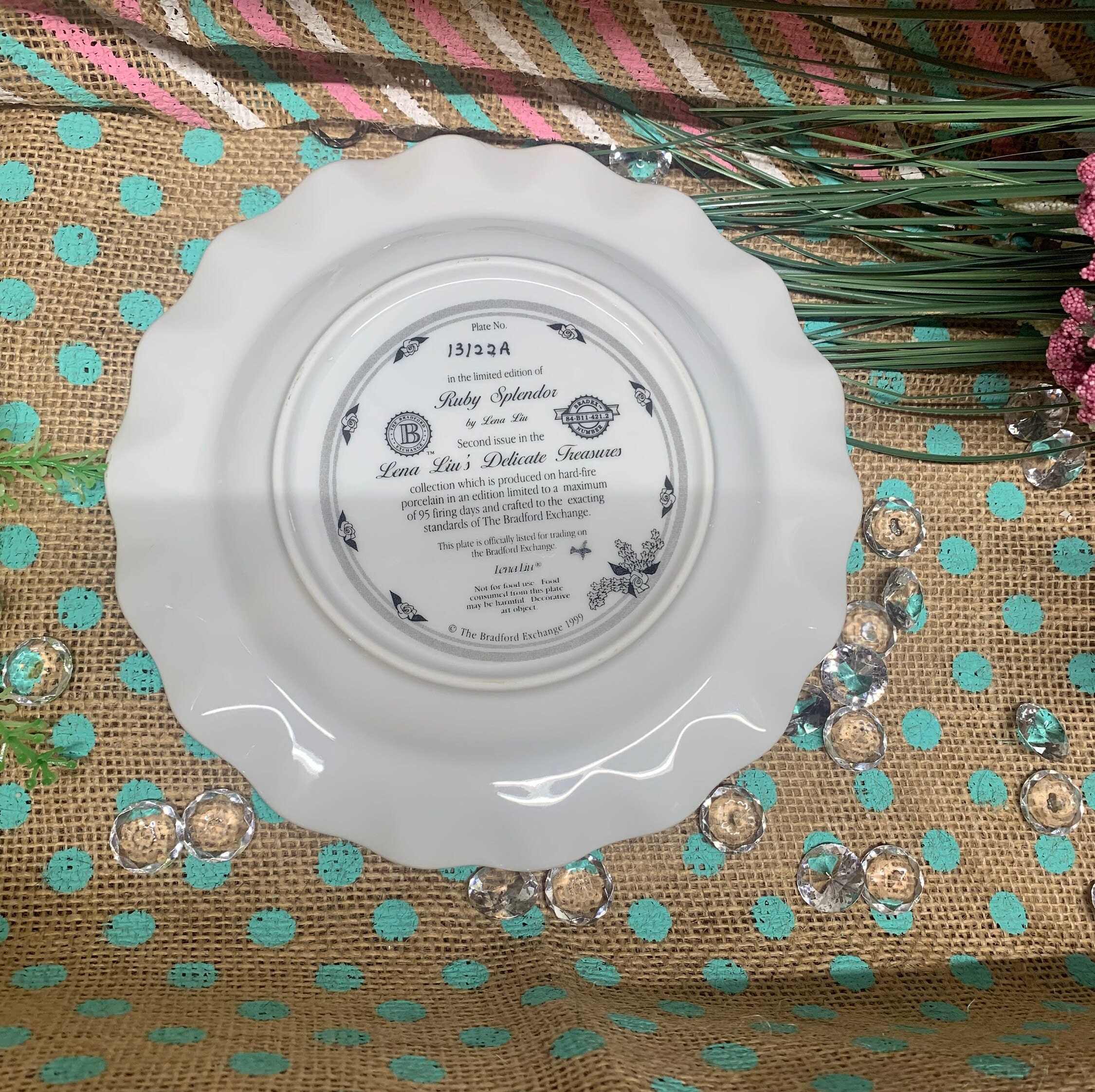Vintage Lena Liu Delicate Treasures Limited Editon Ruby Splendor - Etsy