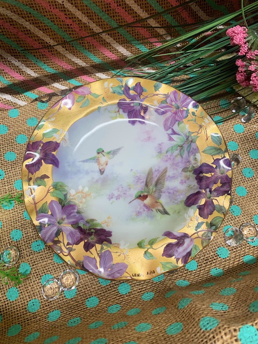 Vintage Lena Liu Delicate Treasures Limited Editon Ruby Splendor - Etsy