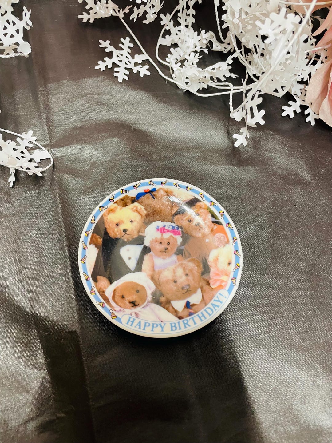 Vintage Happy Birthday Bear Collector Mini Plate Birthday Gift Plate - Etsy