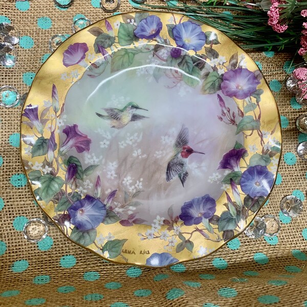 Hummingbird Plates - Etsy