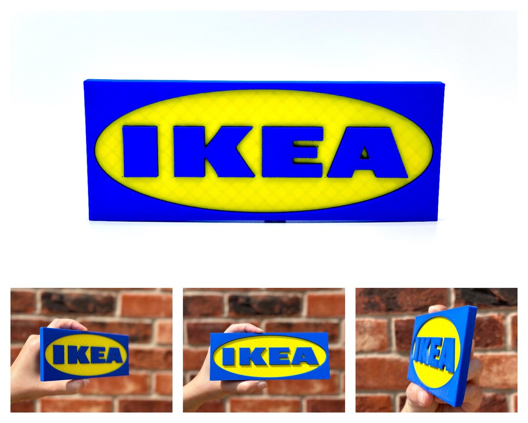 IKEA Logo 3D Signshelf Display105 - Etsy