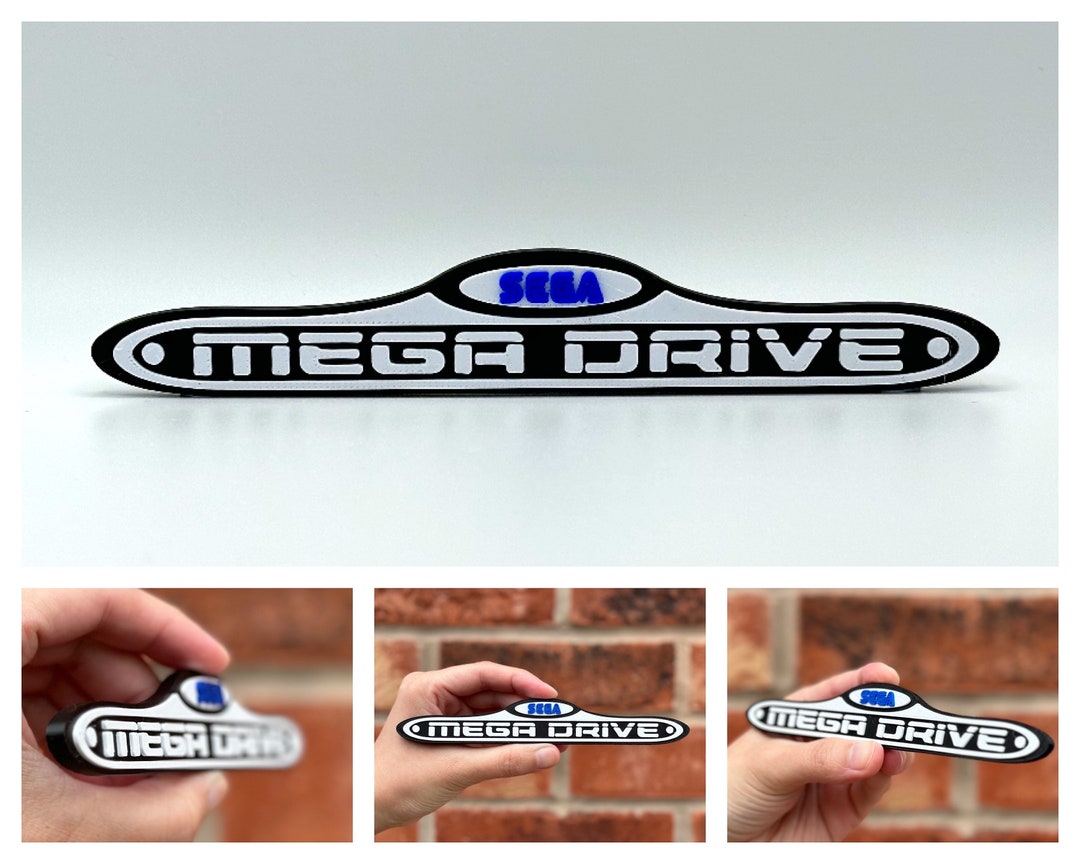 SEGA Mega Drive Logo 3D Signshelf Display068 - Etsy