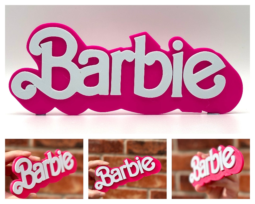 Pink & White Fashion Doll Logo 3D Zeichen Regal Display022 - Etsy.de