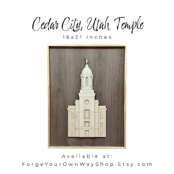 Temple Wood Sign - Etsy