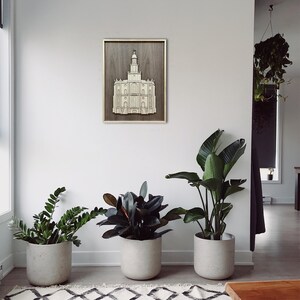 St George Temple Sign, Personalized Temple Sign, Wood Temple Sign, LDS ...