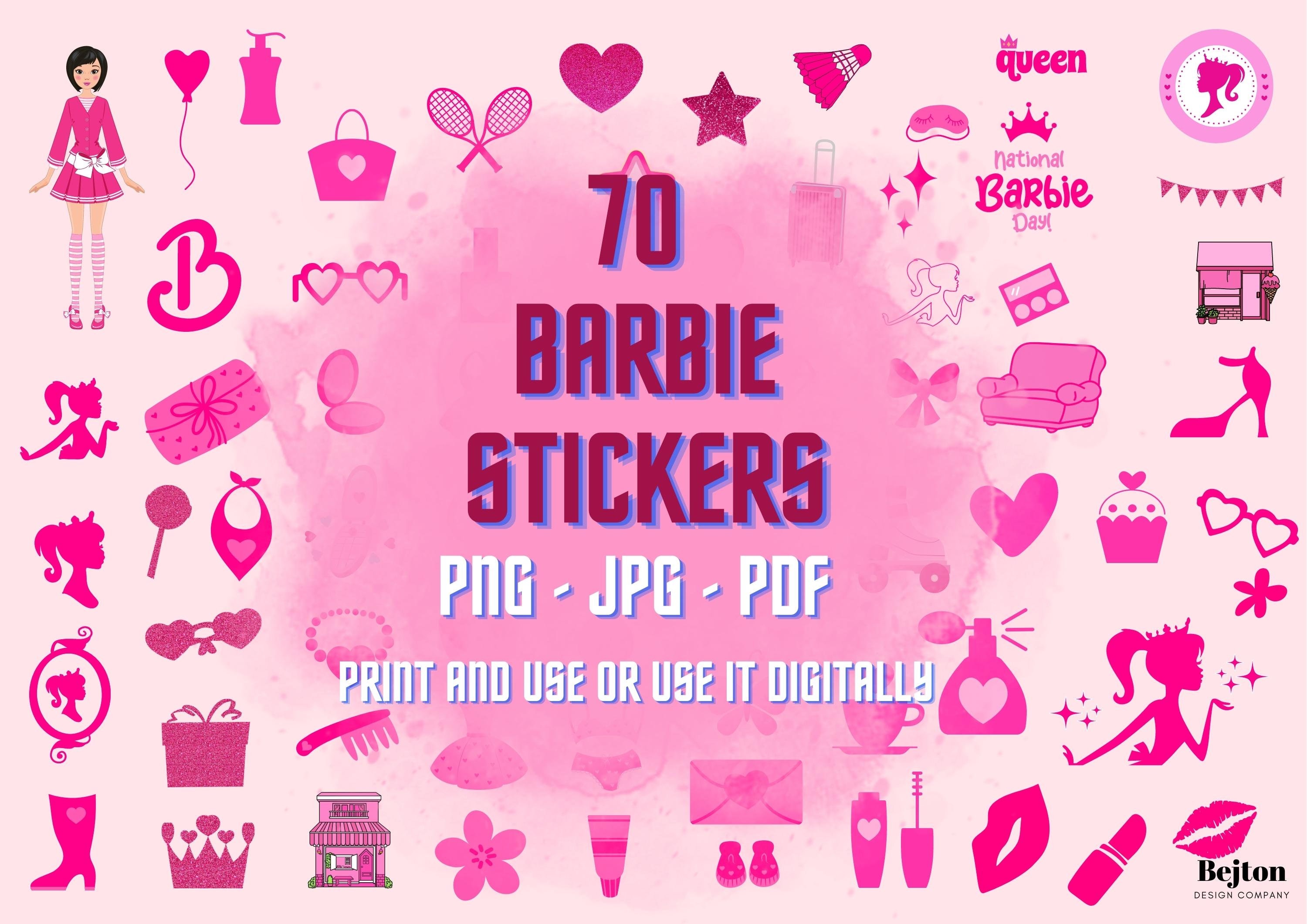 Barbie Stickers For Girls