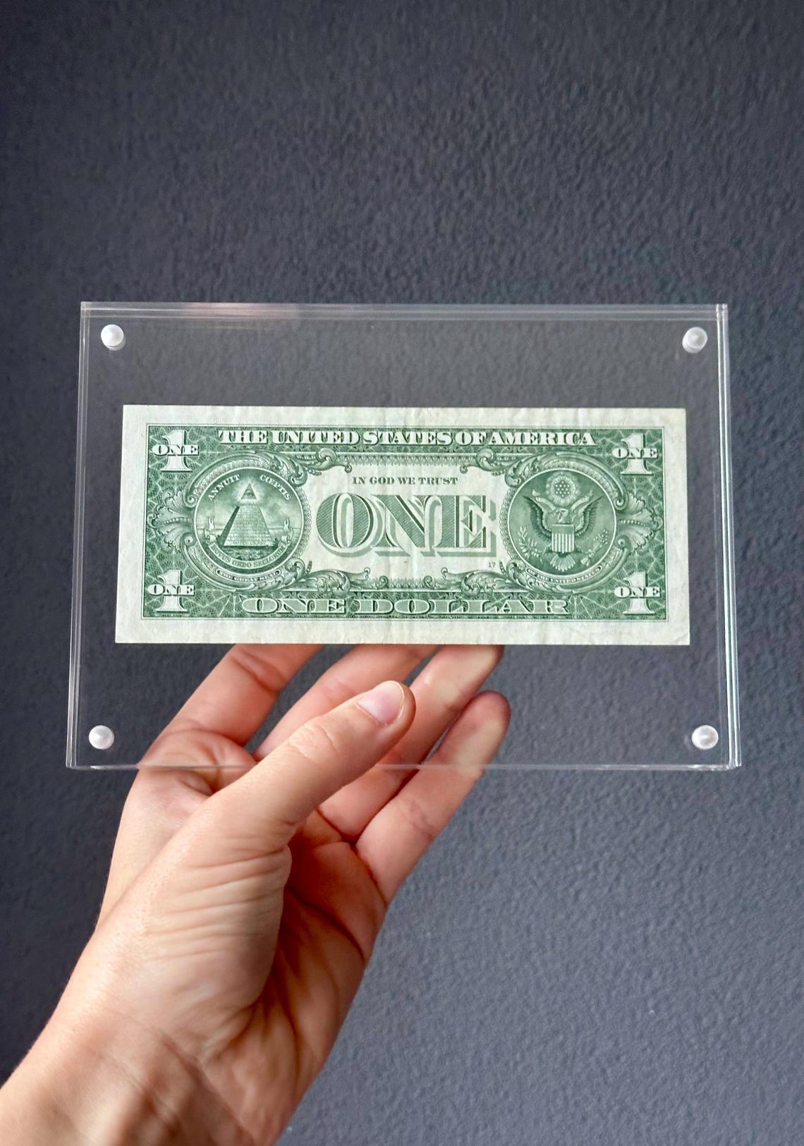 Unique Michael Jordan Dollar Bill Art With Acrylic Clear Photo Frame ...