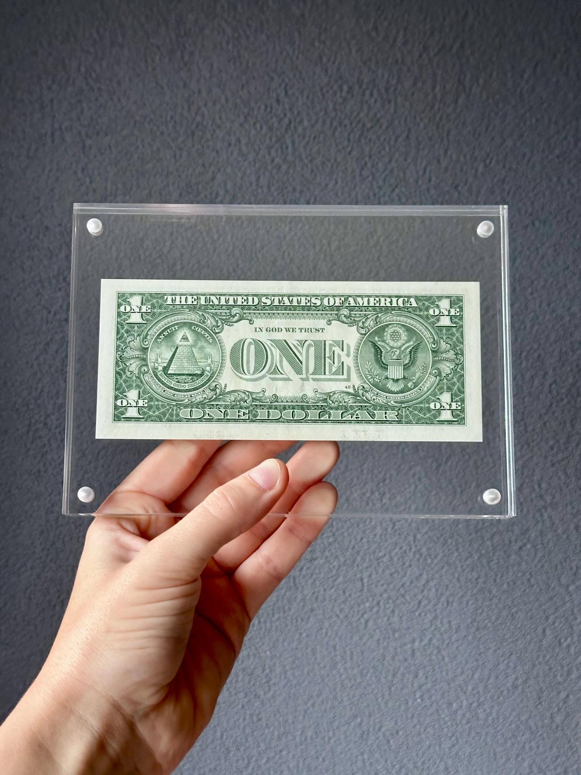Unique Tommy Shelby Dollar Bill Art With Acrylic Clear Photo Frame ...