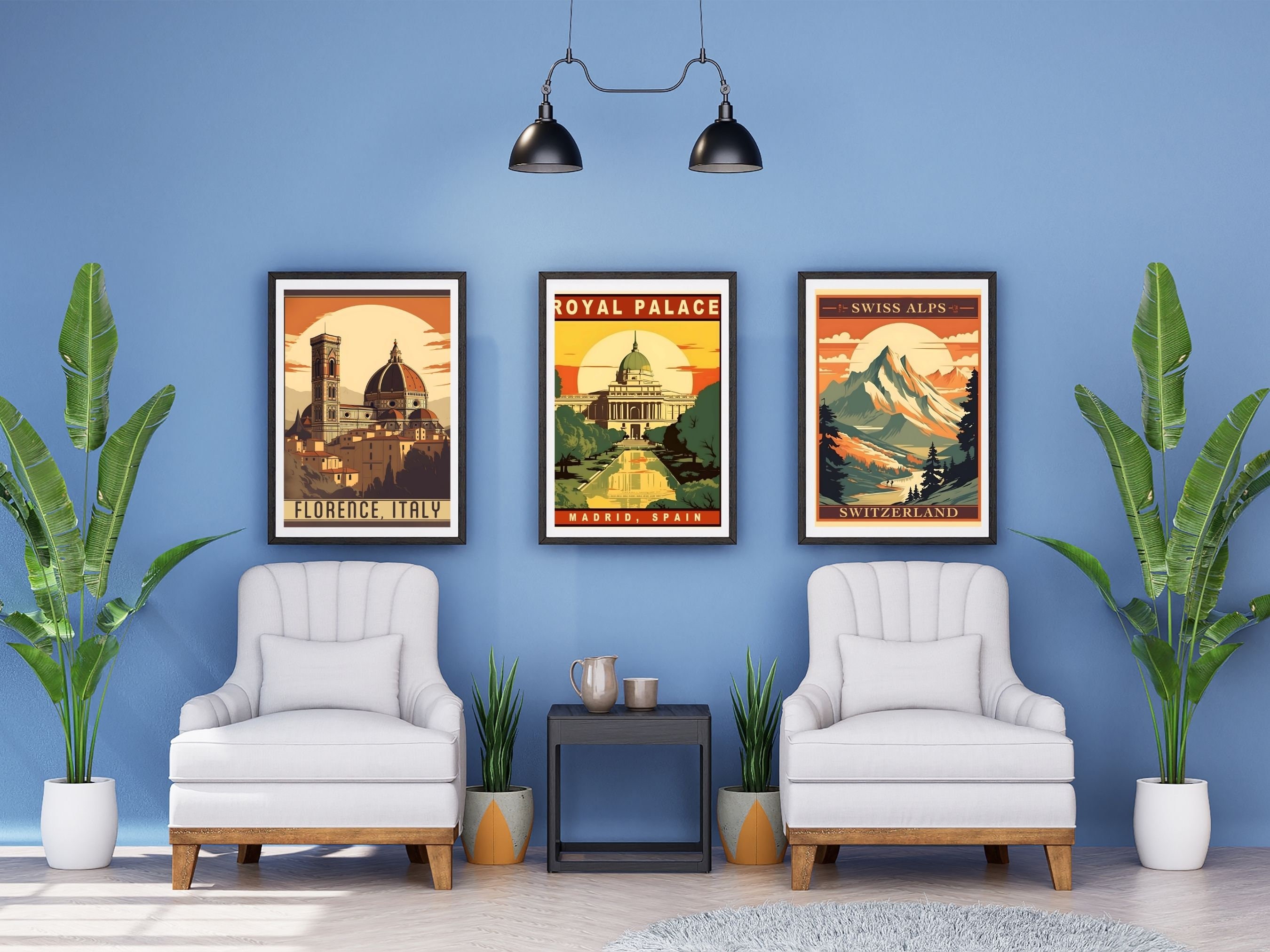 The Enchanting European Expedition - 6 Vintage Travel Posters - Set 1 ...